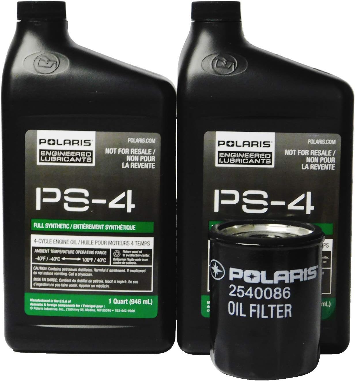 Polaris RZR S 570 EPS Razor OEM Oil Change Kit 2202166, Engine Oil ...