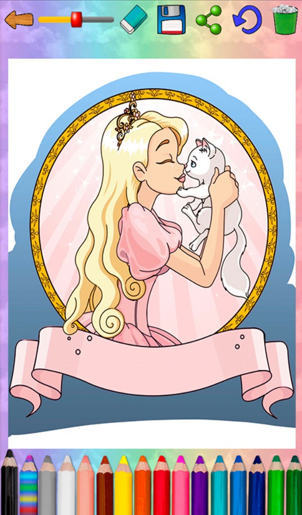 Paint princesses for girls - App on Amazon Appstore