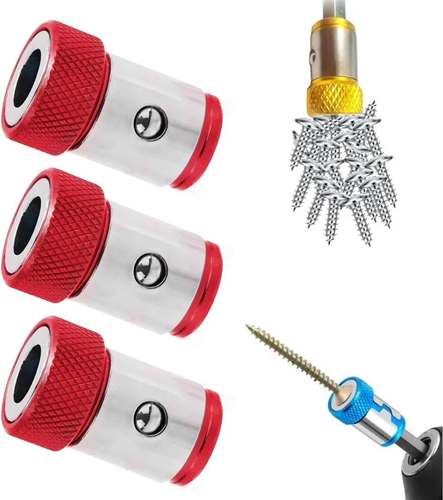 CHICK MAGNET Self-Adjusting Bit Magnetizer Ring, Screwdriver Bit Drive ...