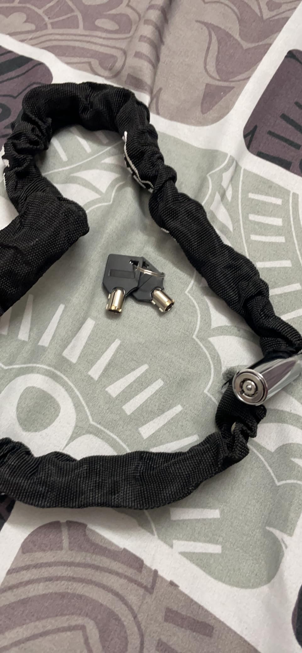 AllExtreme EXBHCL1 Heavy Duty Stainless Steel Helmet Lock Anti-Theft ...