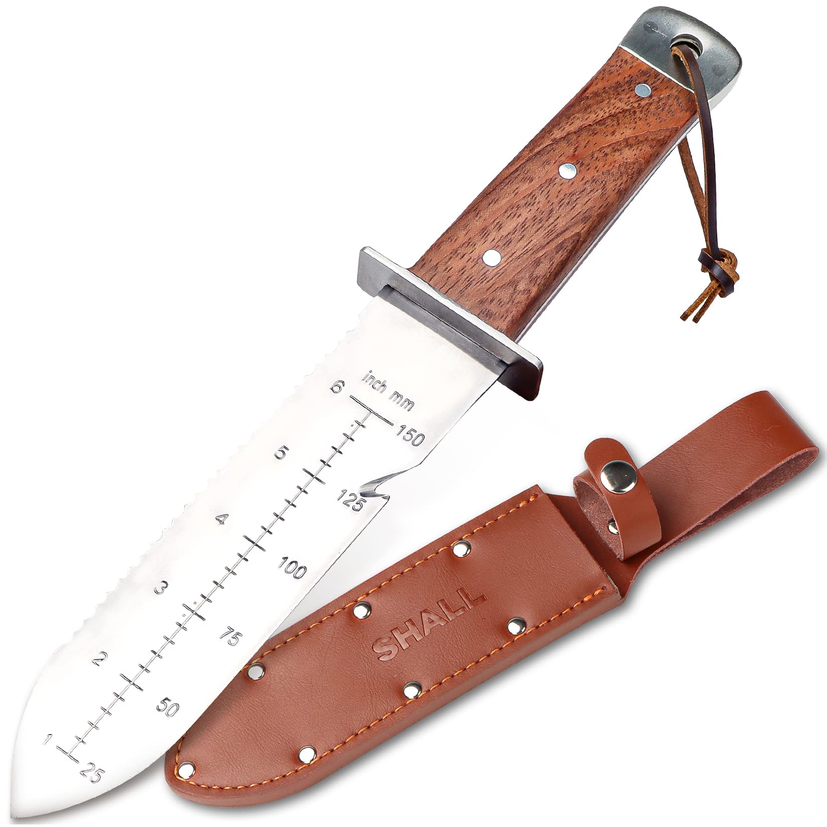 Snapklik.com : SHALL Hori Hori, Japanese Garden Knife, Soil Knife