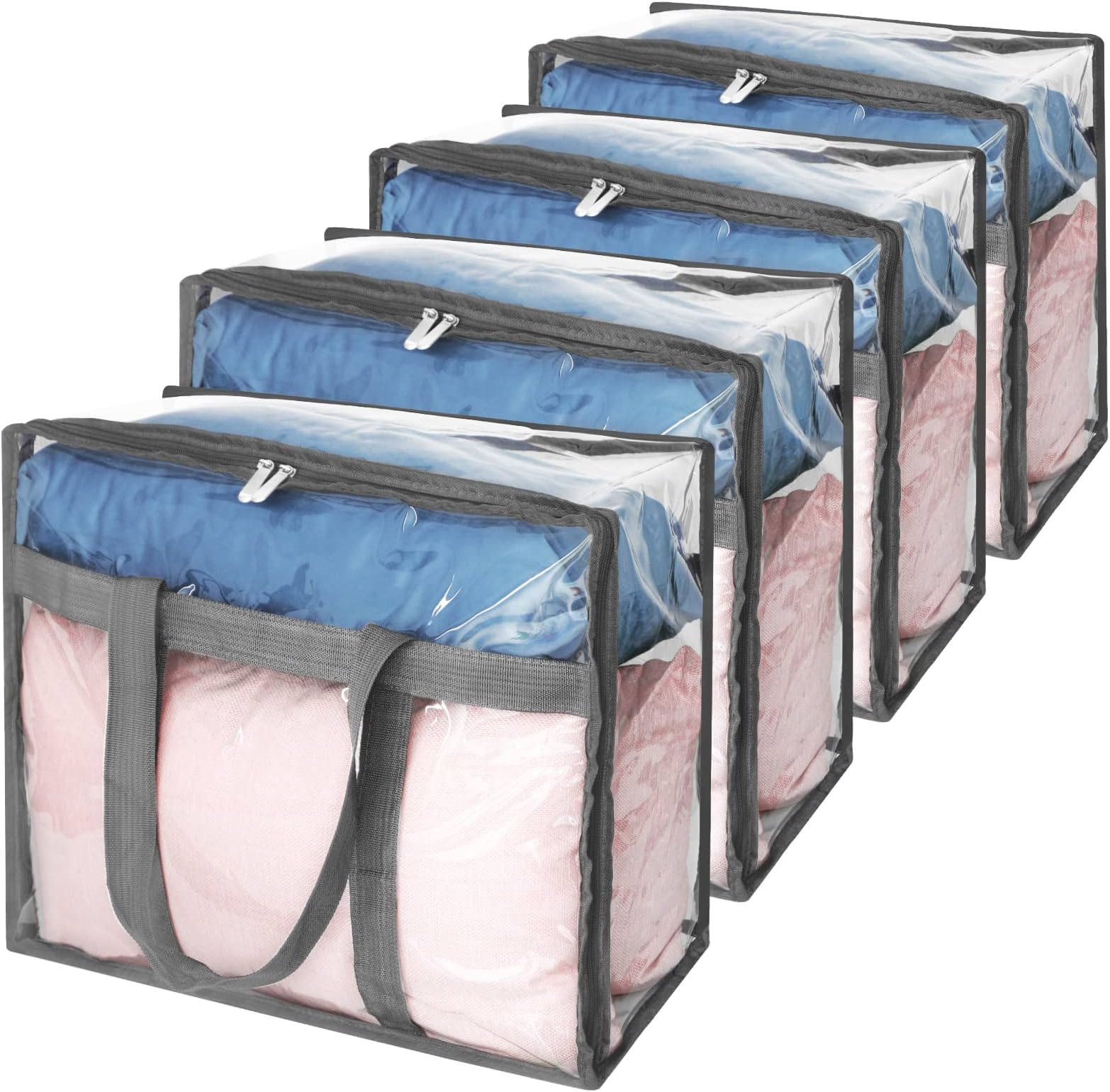 Amazon.com: Handy Laundry Clear Blanket Storage Bag - Durable Vinyl ...