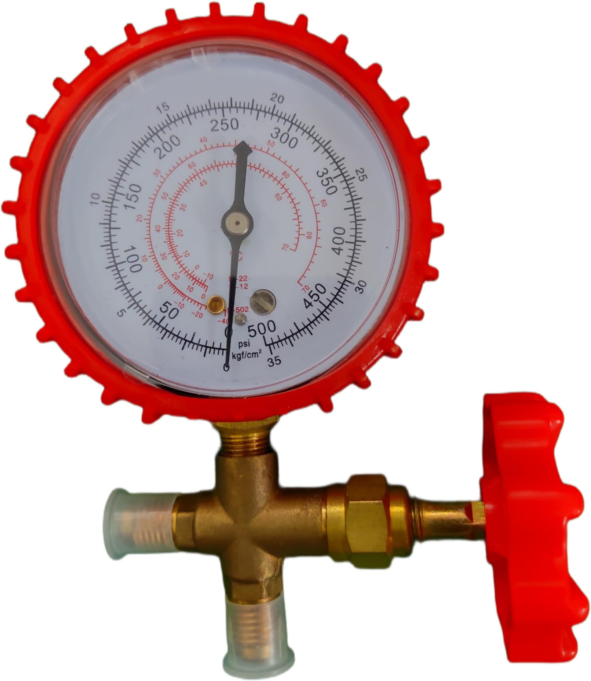 Pressure Gauge 500PSI AC Gas Charging R22 R32 R410 : Amazon.in ...