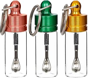 Amazon.com: 3-Pack Mini Glass Containers with Spoon, Leak-proof ...