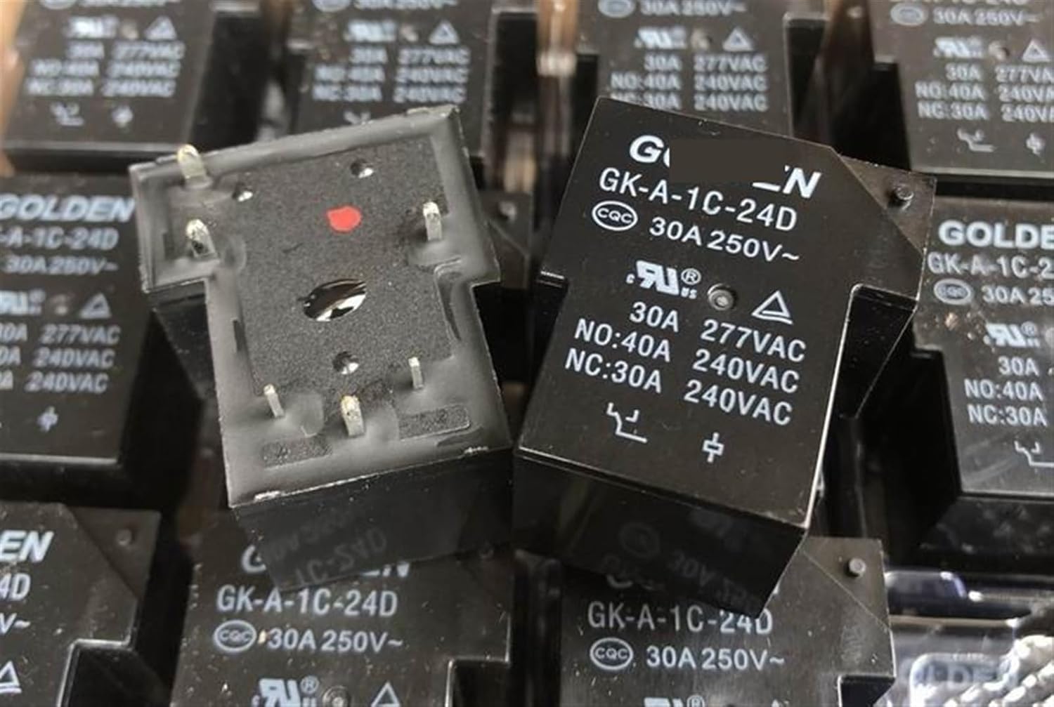Amazon.com: WouND GK-A-1C-24D (T90-1C-6P-24V-40A) Relay 6pins 1Pcs ...