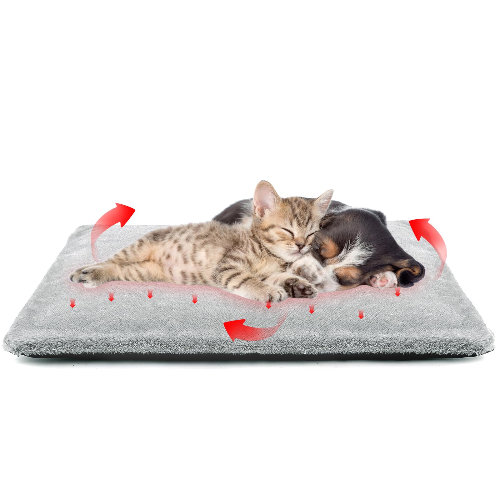 Amazon.com : Self Warming Cat Heating Pad Cat Dog Bed 25'' x 18.5'' Mat ...
