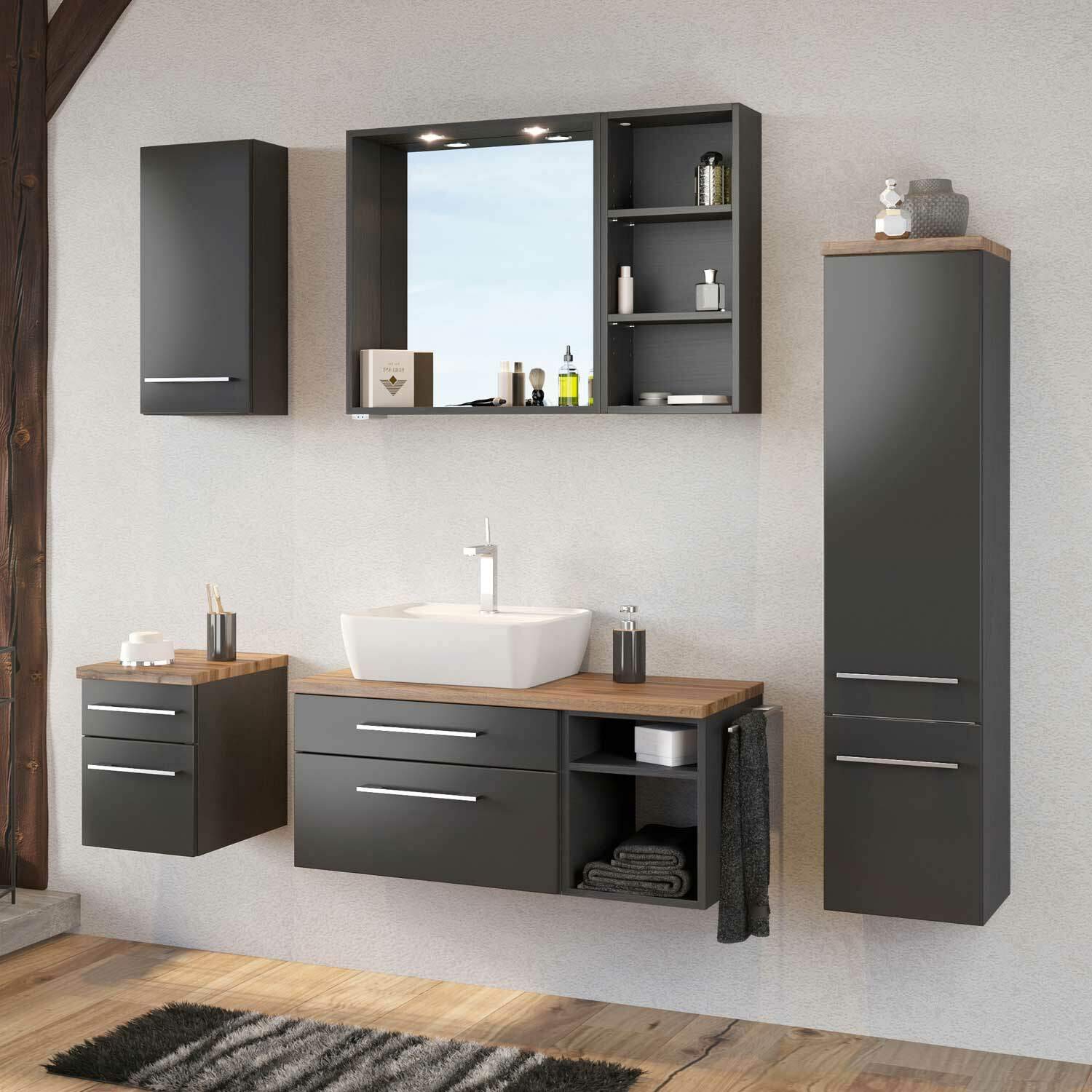 90 Bathroom Vanity Vanity Unit With Countertop Washbasin 70cm To 180cm