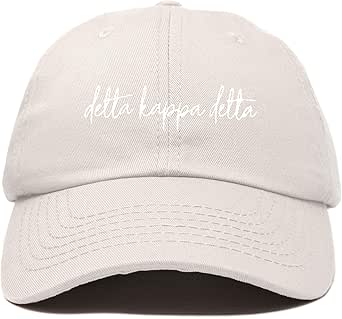 Amazon.com: DALIX Delta Kappa Delta Cursive Sorority Hat Womens ...