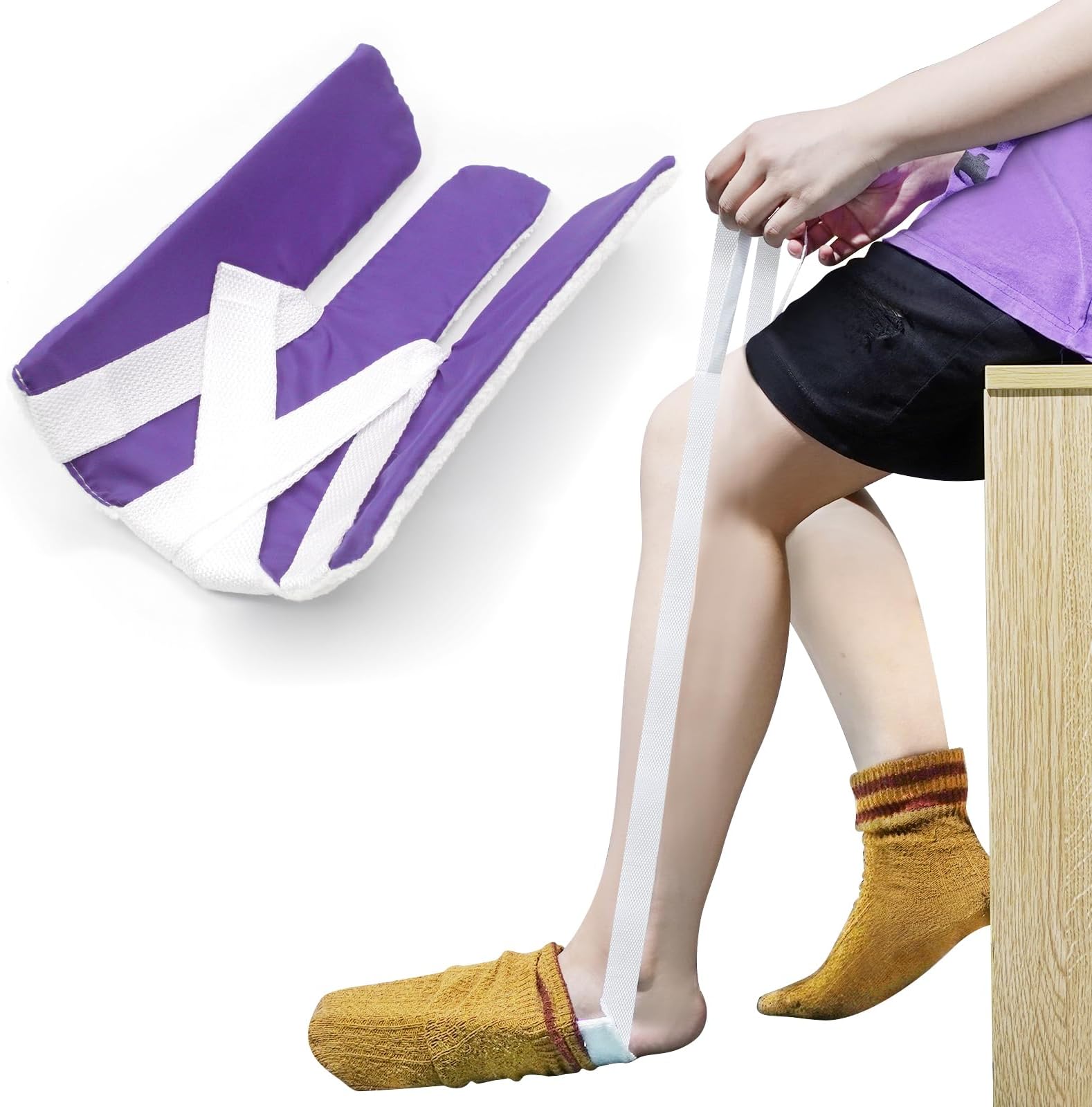 Amazon.com: Wide Sock Aid,Sock Aid Device for Elderly,Disabled ...