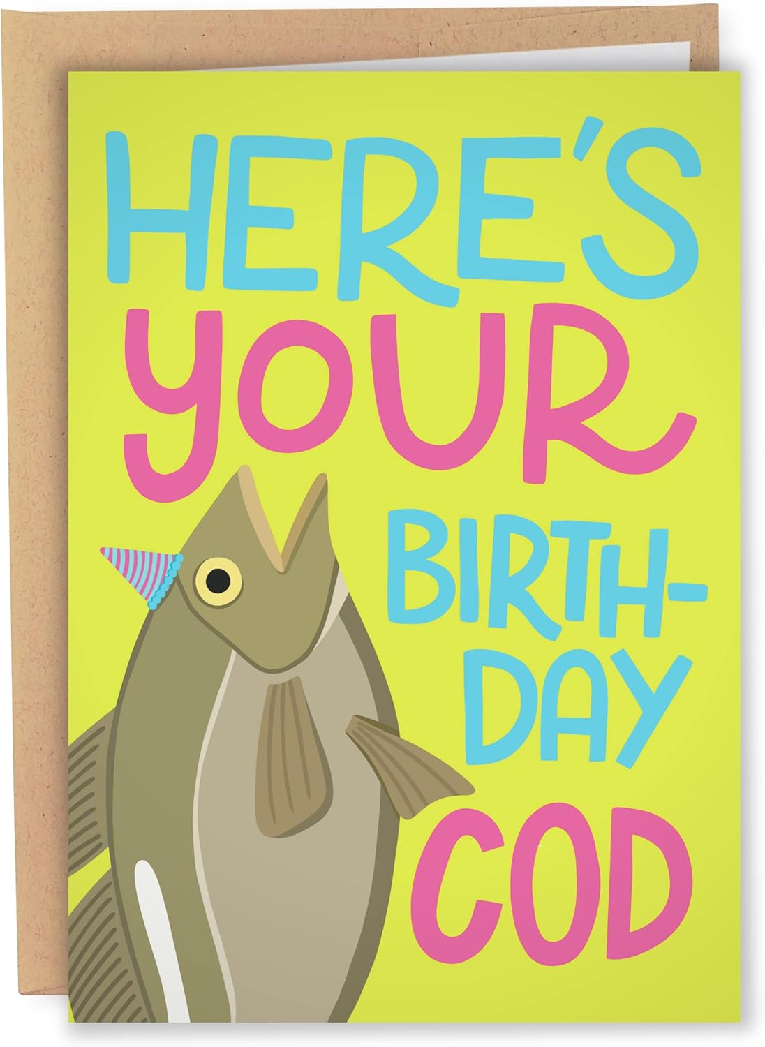 Amazon.com : Sleazy Greetings Funny Fish Birthday Card for Men and ...
