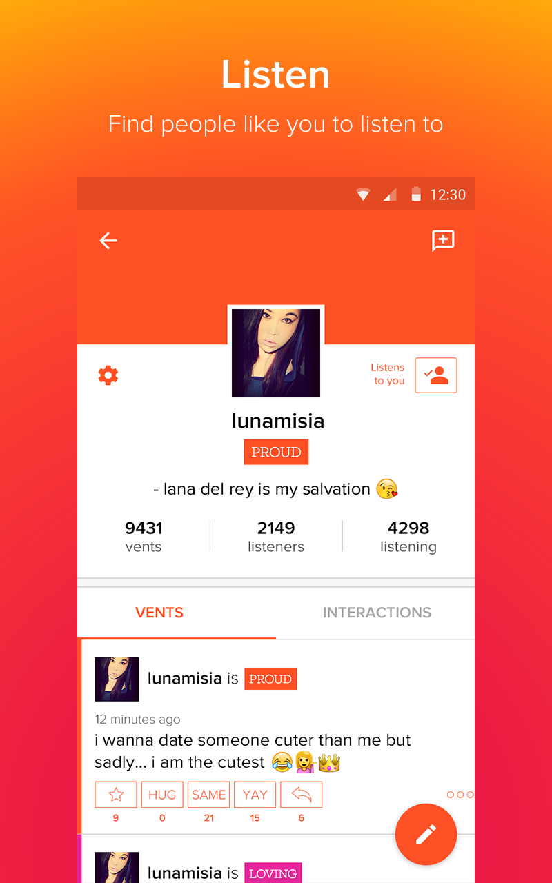Vent - Express yourself and make friends - App on Amazon Appstore