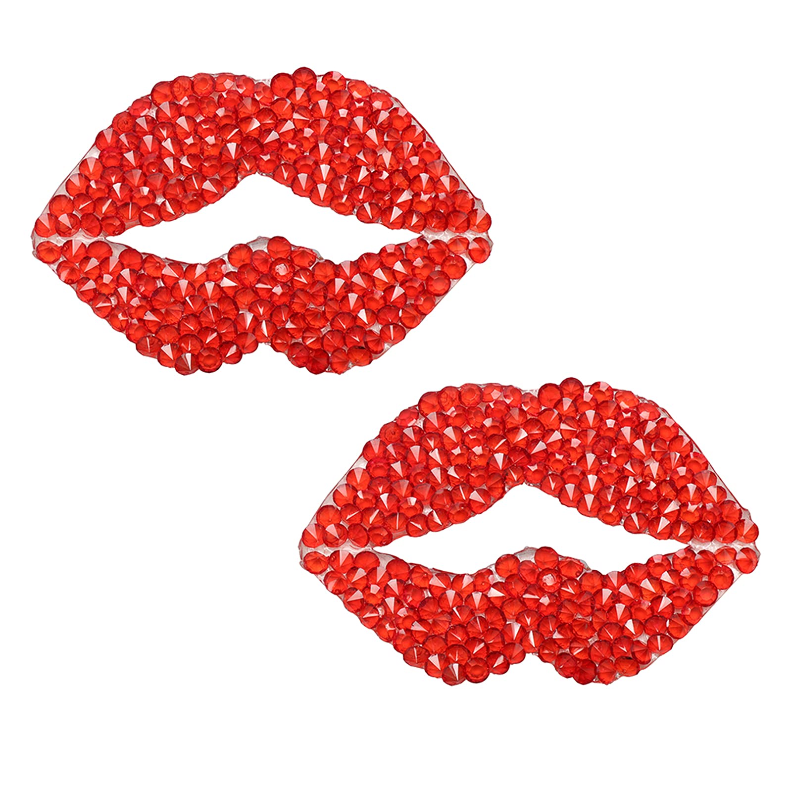 Amazon.com: HungMieh 2PCS Car Decals for Women, Bling Rhinestone Red ...
