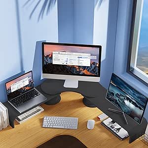 Amazon.com: ROYUMI Corner Monitor Stand Wide 48 7/8"" - 55 1/8"" Corner ...