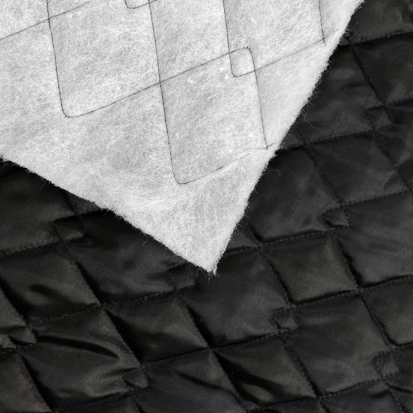 Upholstery Black Quilt Black And Silver 15th Century Florentine Design