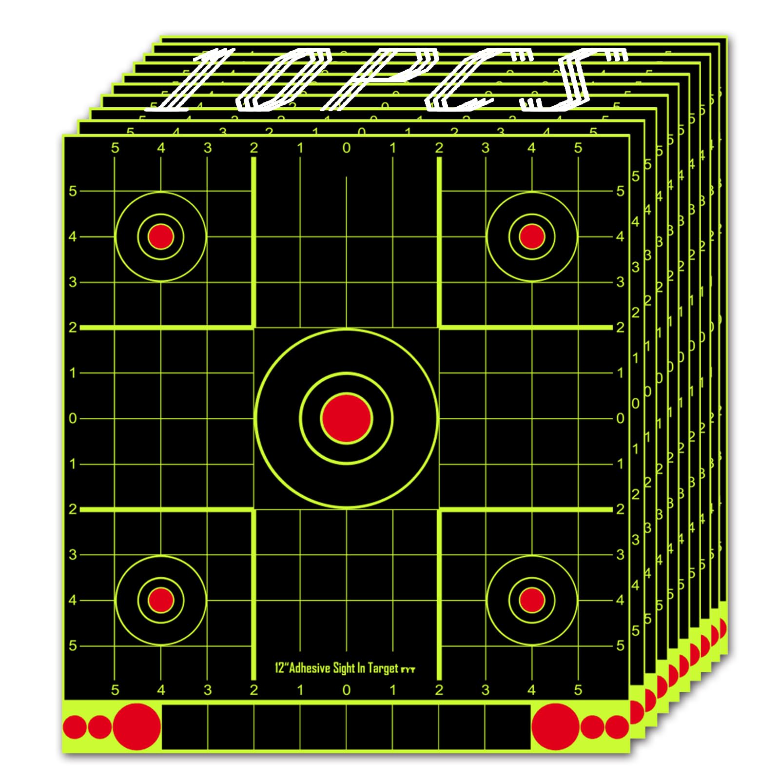 Snapklik.com : ATFLBOX 12x12 Inch Splatter Paper Targets And Adhesive ...