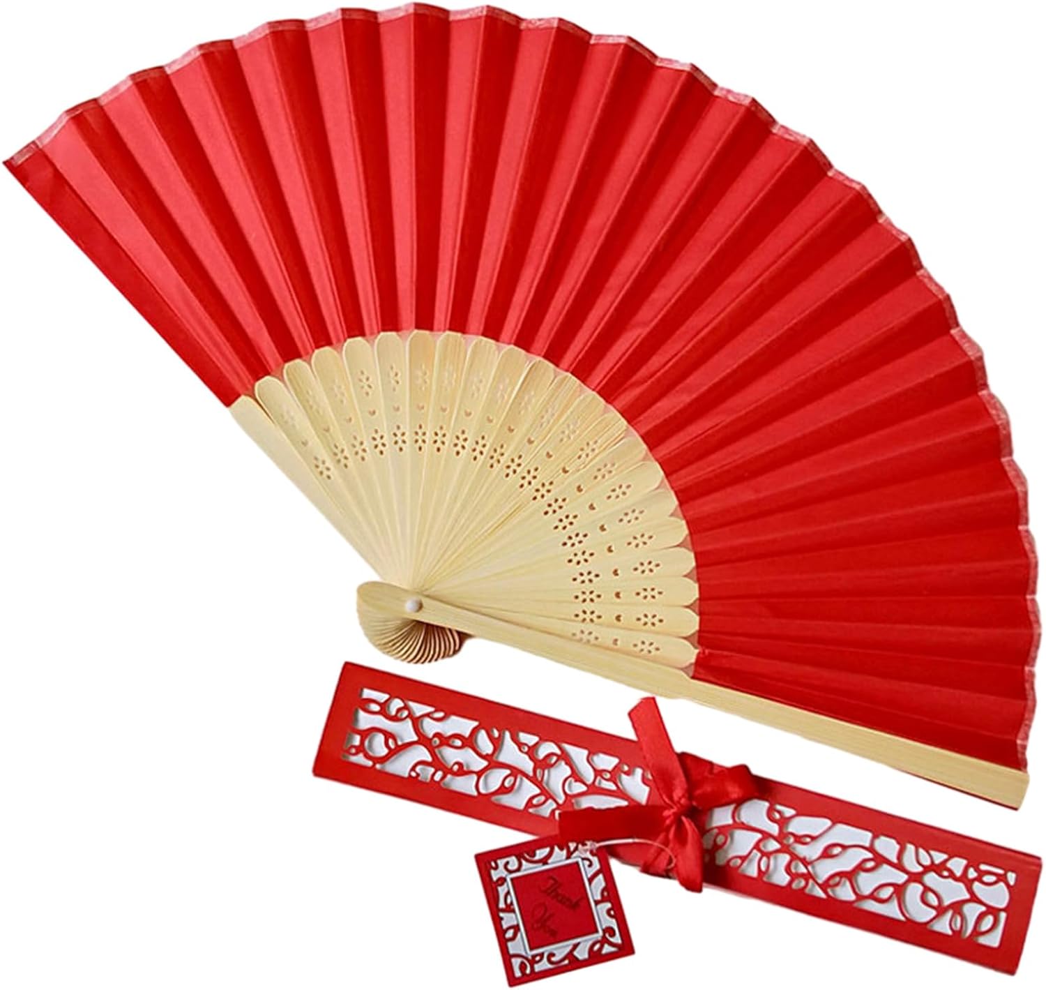 Amazon.com: Folding Fan with Gift Box Performance Handheld Portable ...
