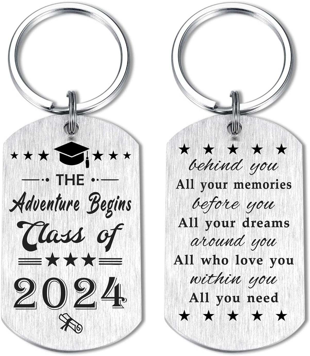 Amazon.com: FY Graduation Keychain Graduation Gift for Girls Boys ...