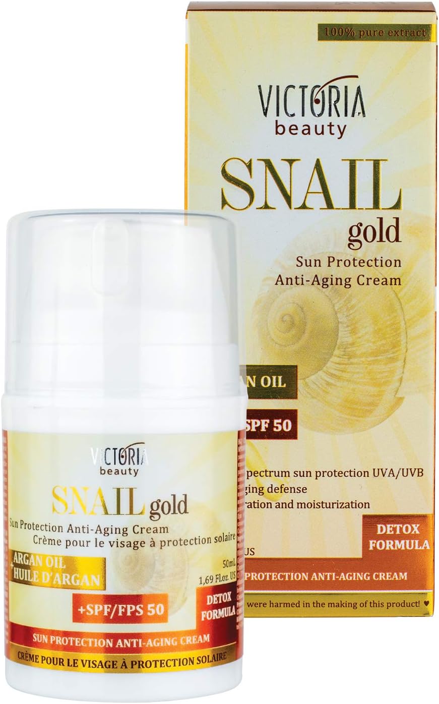 Victoria Beauty Snail Gold Sunscreen with Broad Spectrum SPF 50 – 3 in ...
