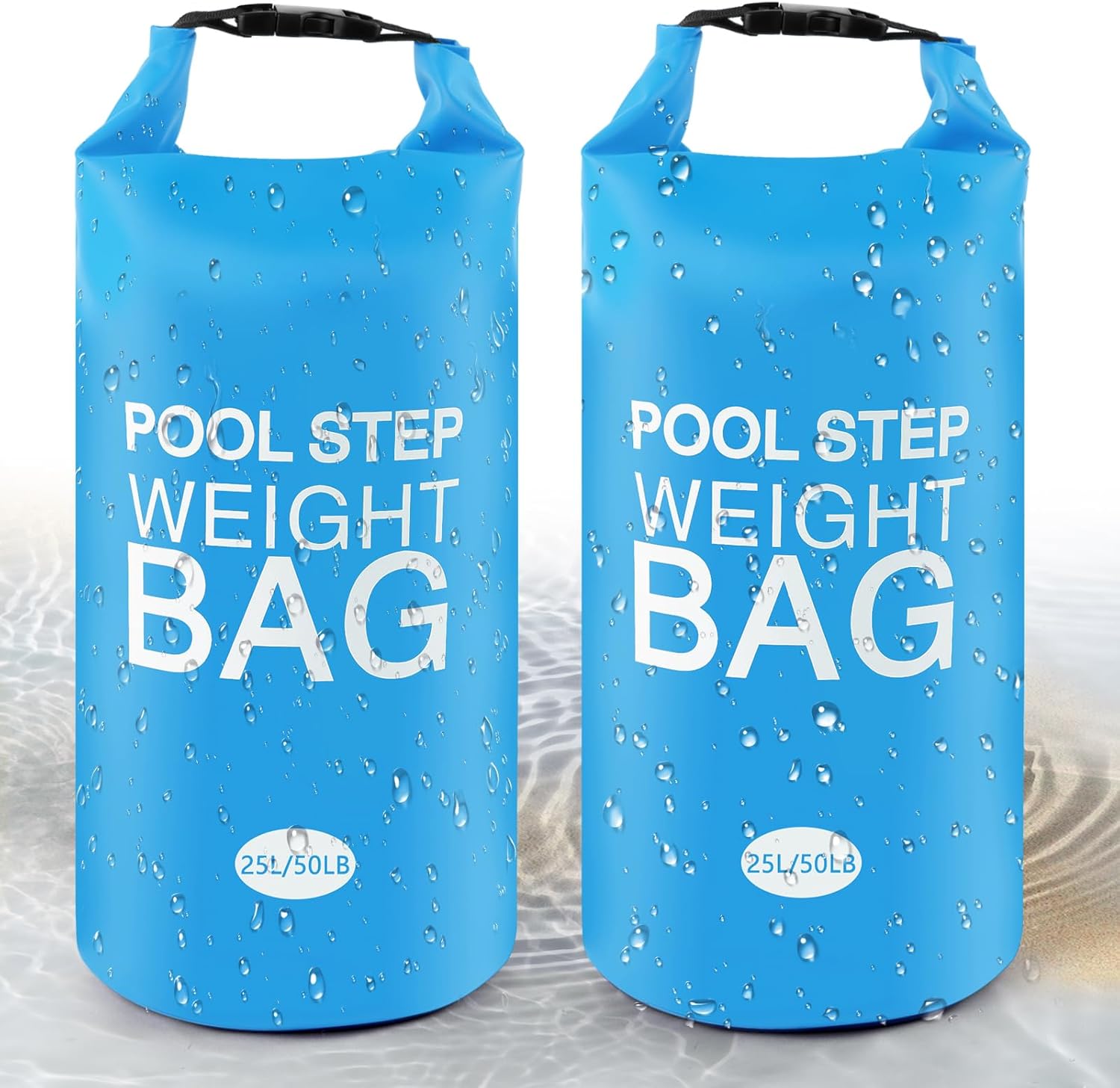 Amazon.com : 2 Pack 25L Universal Pool Step Weights 250D PVC Waterproof ...