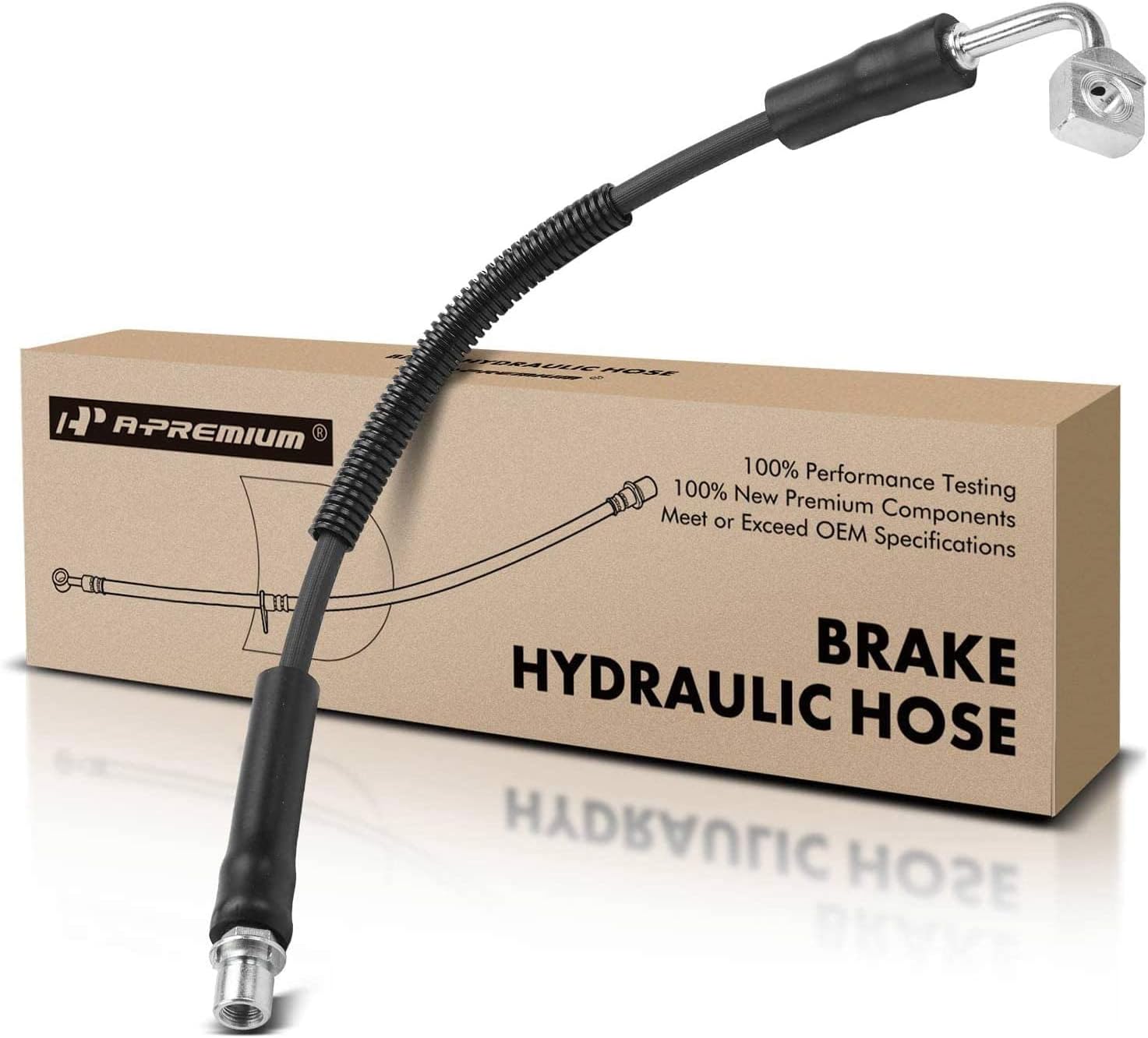 Amazon.com: A-Premium Front Driver Brake Hydraulic Hose Compatible with ...