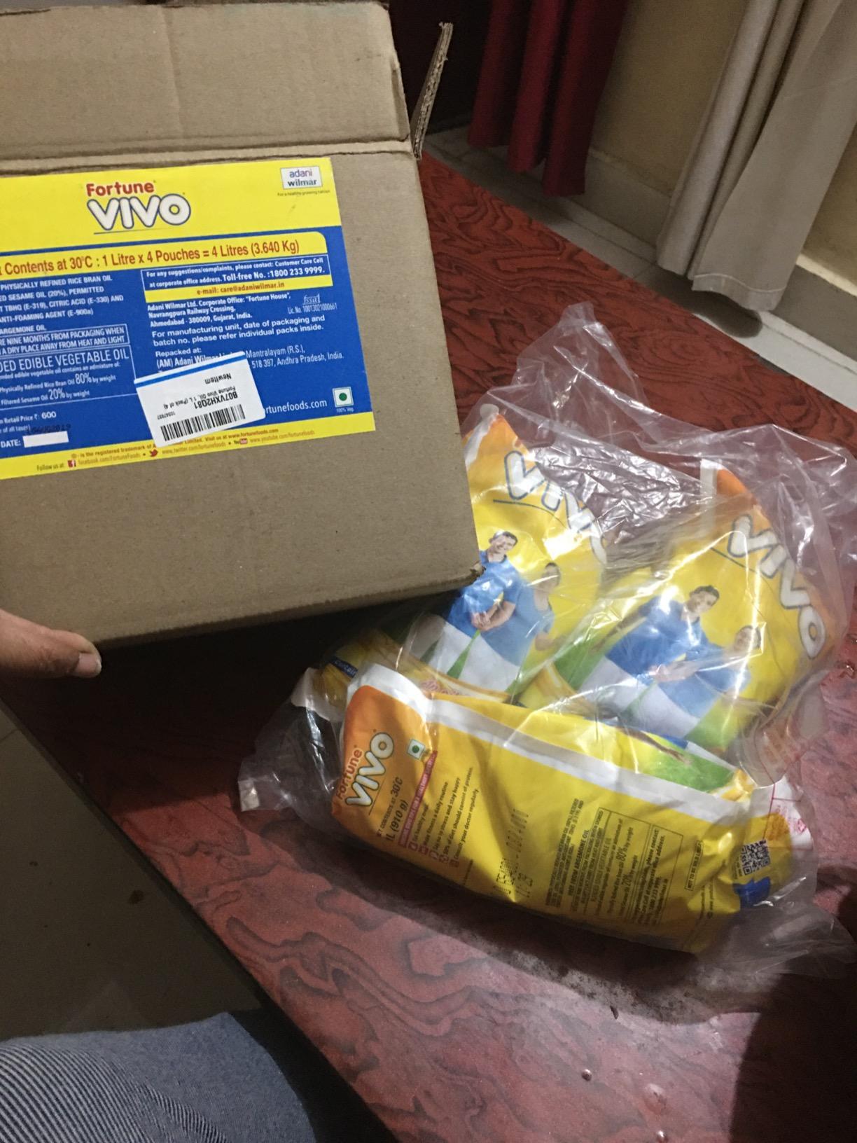 Fortune Xpert Pro Sugar Conscious Edible Oil, 4x1L Multipack : Amazon ...