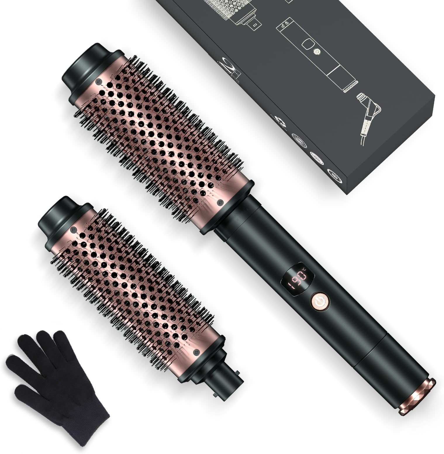 Amazon.com : Pro Thermal Round Brush 1 1/2 Inch, Ceramic Heated Round ...