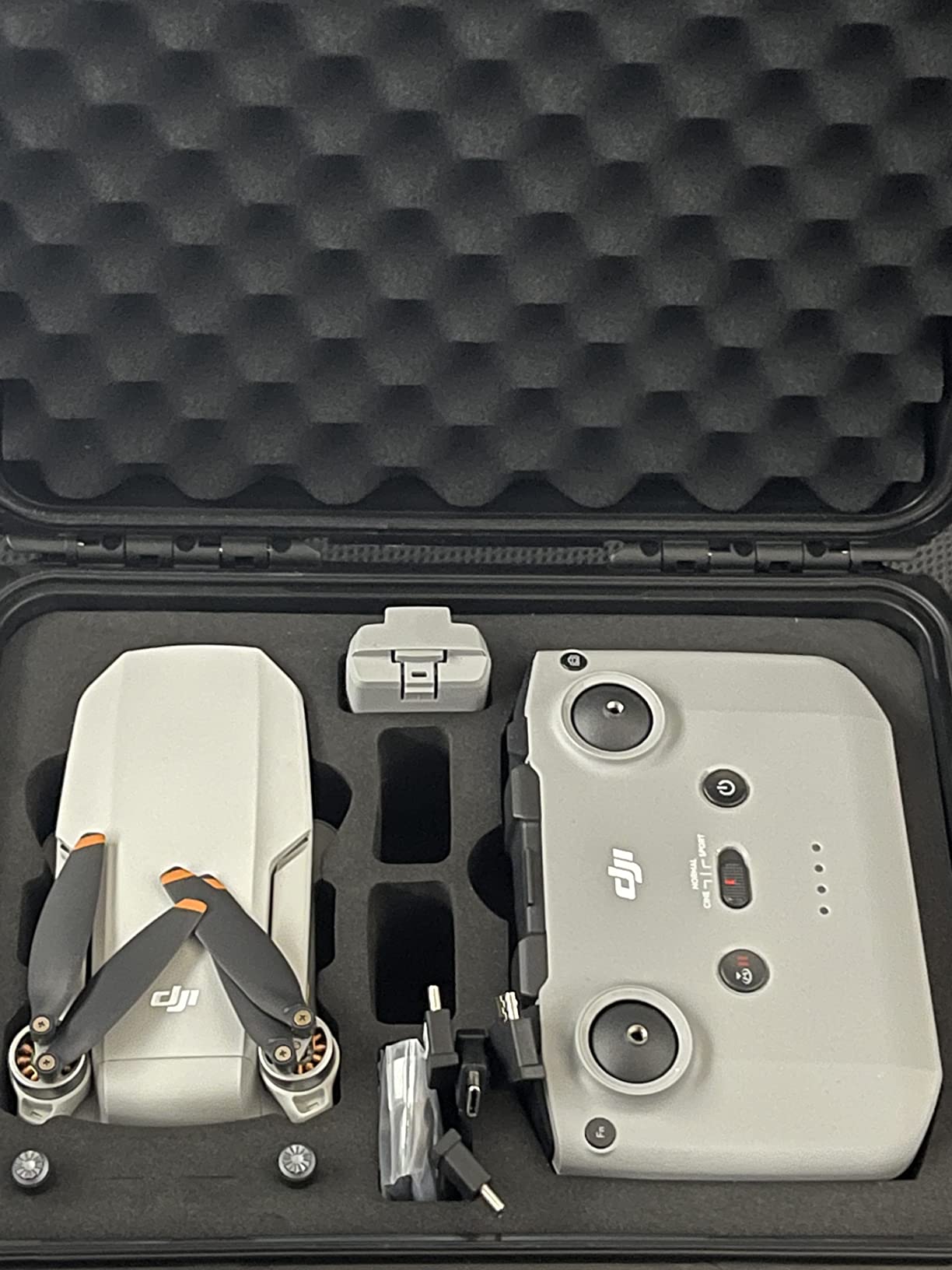 Lekufee Portable Waterproof Hard Carrying Case Compatible with DJI Mini ...