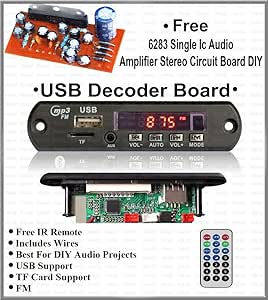 PGSA2Z Bluetooth Fm Usb Aux Card Mp3 Stereo Audio Player Decoder Module ...