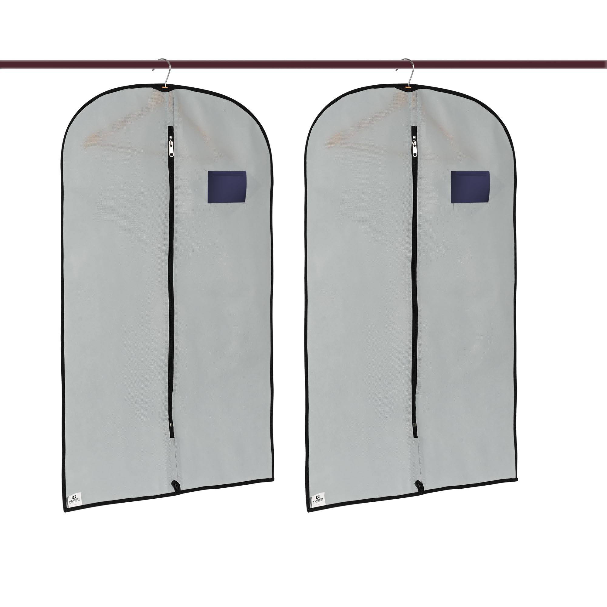 Kuber Industries Pack of 2 Blazer Cover | Suit Covers with Zip for ...