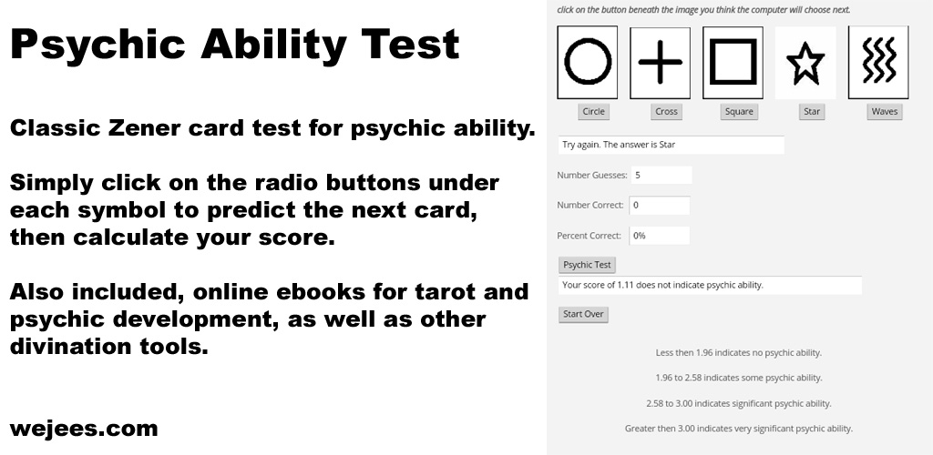 Psychic Test