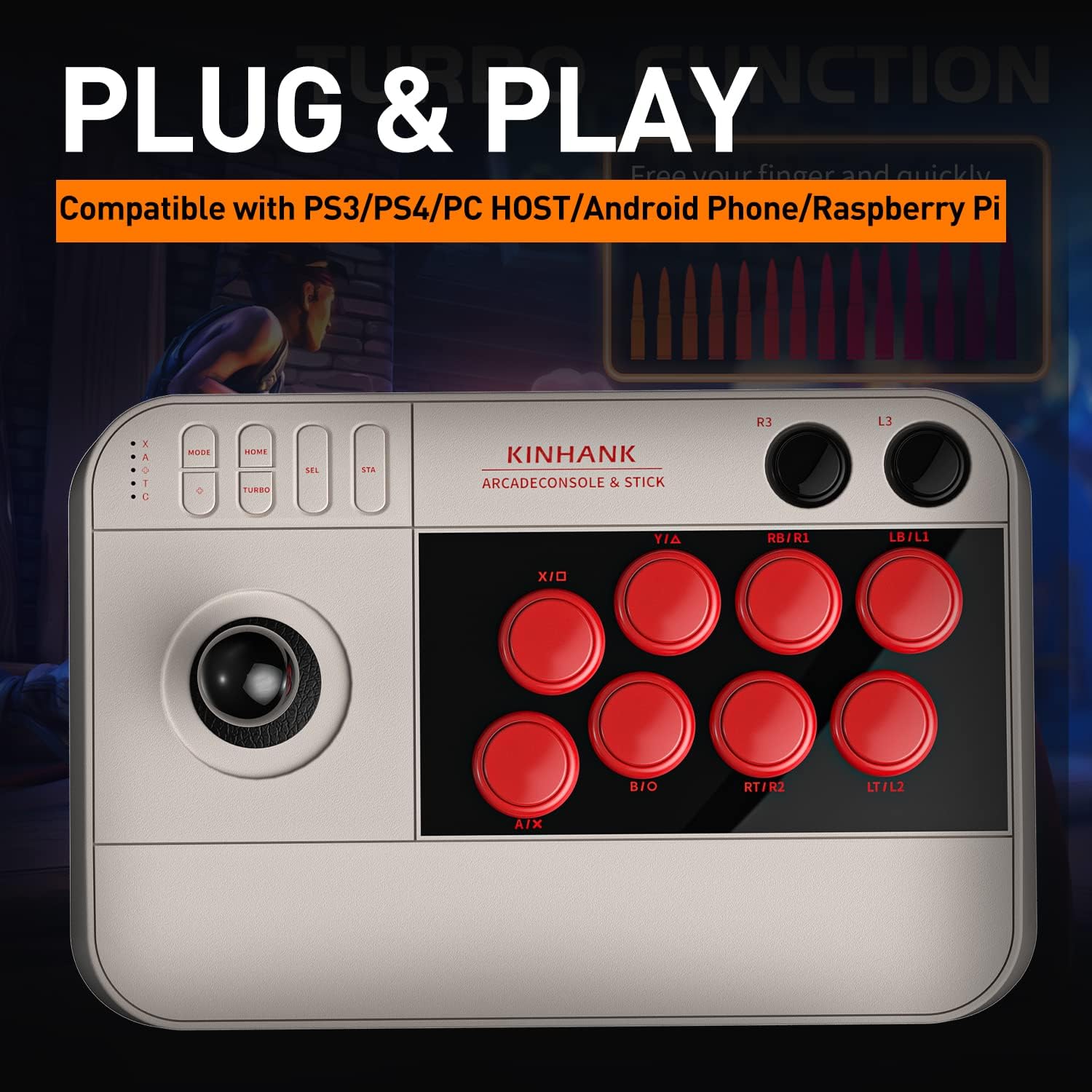 Buy Kinhank Arcade Game Console & Stick,Super Console X Gaming System ...