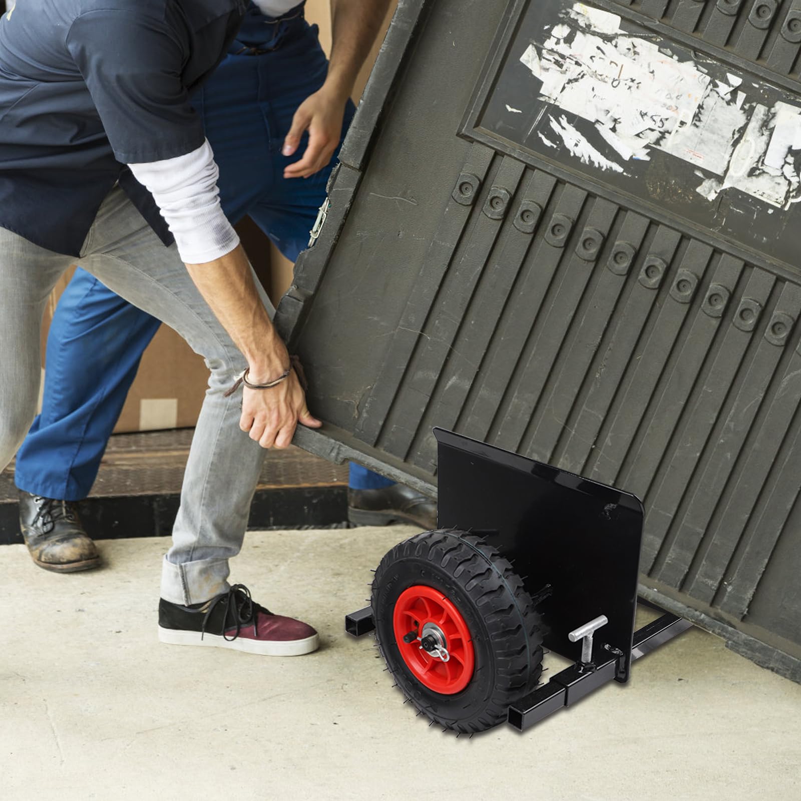 Heavy Duty Panel Dolly, Adjustable Door Dollys with Wheels, 8 ...