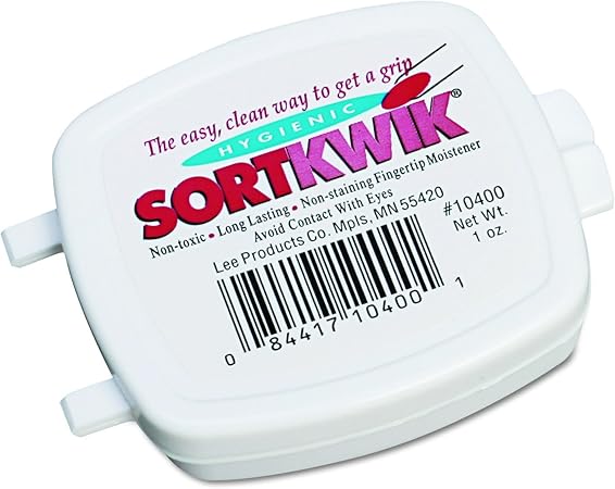 LEE Sortkwik Fingertip Moistener - Stainingless, Odorless, Non-toxic ...