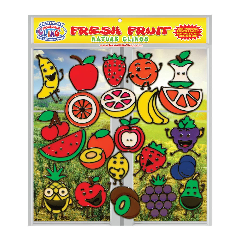 Incredible Clings Fresh Fruit Gel for Kids and Adults (22 Piece Set ...