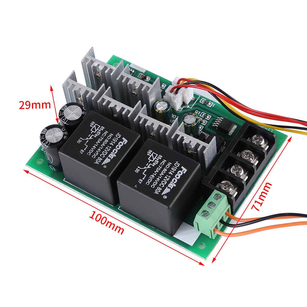 DC10-50V 40A PWM DC Motor Speed Controller Reversible Motor Reversing ...