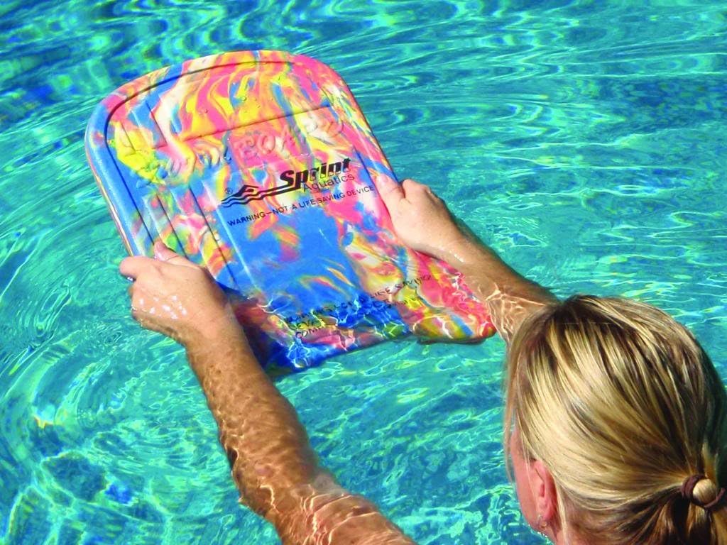 Amazon.com : Sprint Aquatics Swim Team Multi-Color Kickboard - Blue ...