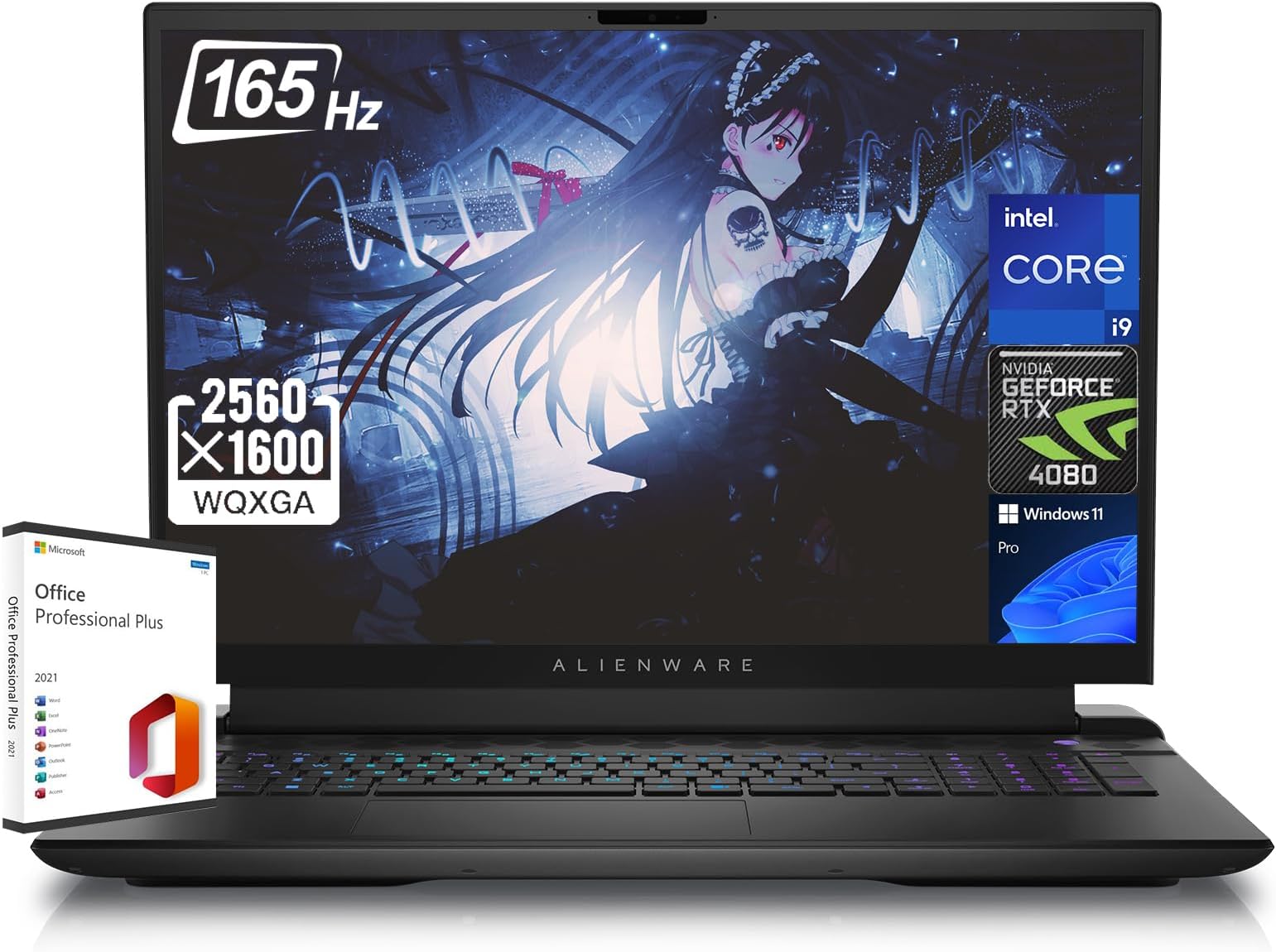 Amazon.com: Alienware M18 R2 Gaming Laptop, 18" QHD+ 165Hz Display ...