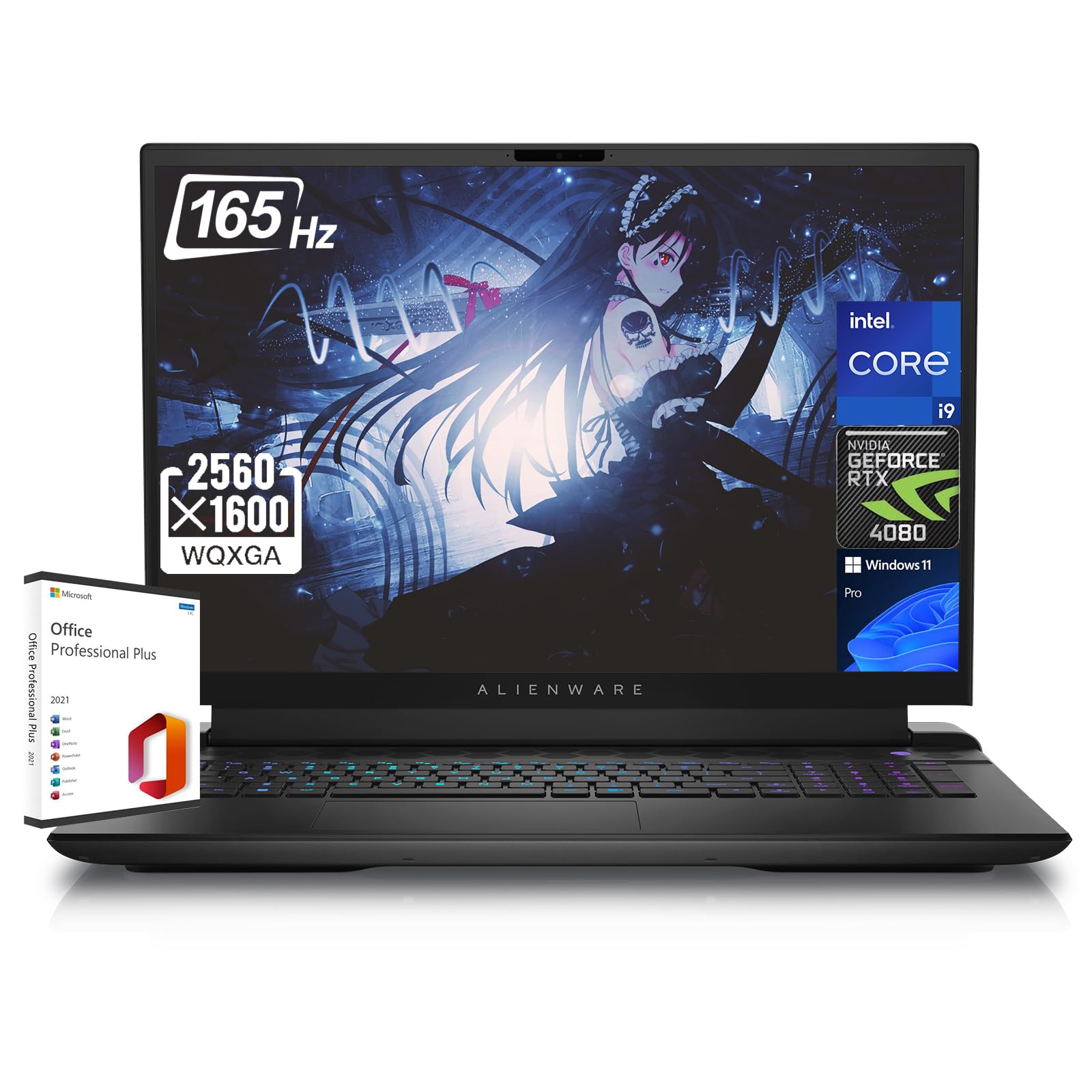 Amazon.com: Alienware M18 R2 Gaming Laptop, 18" QHD+ 165Hz Display ...