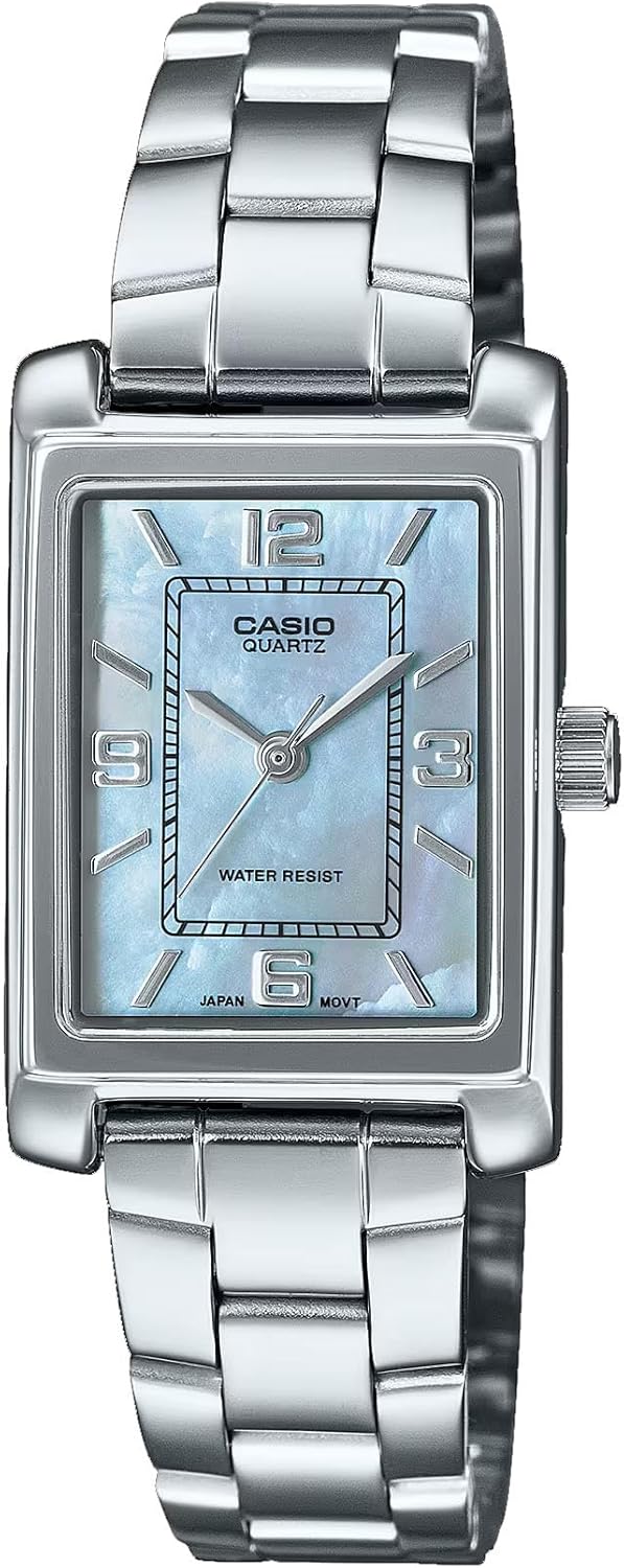 Amazon.com: Casio LTP-1234DS-2A Women's Rectangular Standard Classic ...