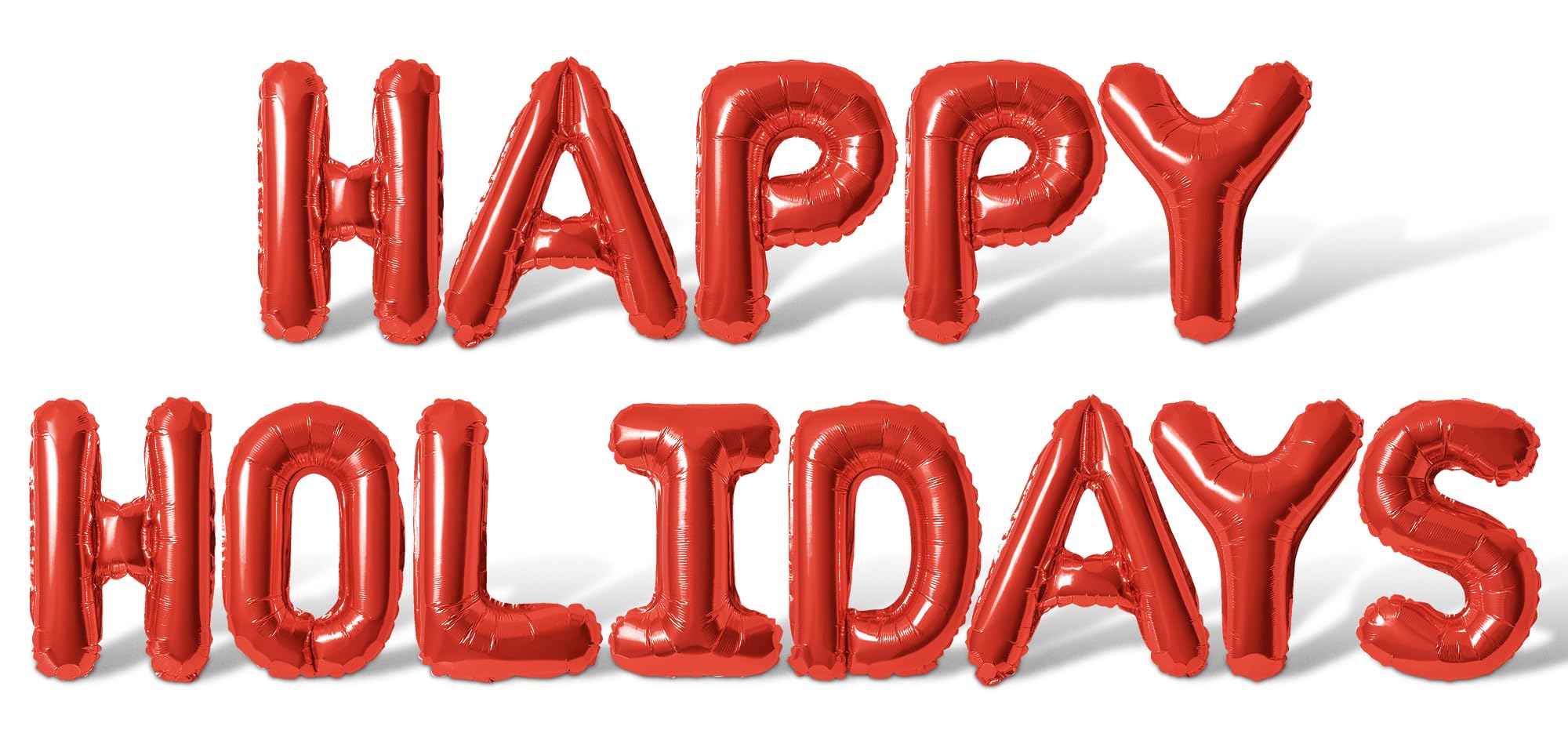 Amazon.com: Letter Balloons - HAPPY HOLIDAYS 16" Inch Alphabet Letters ...