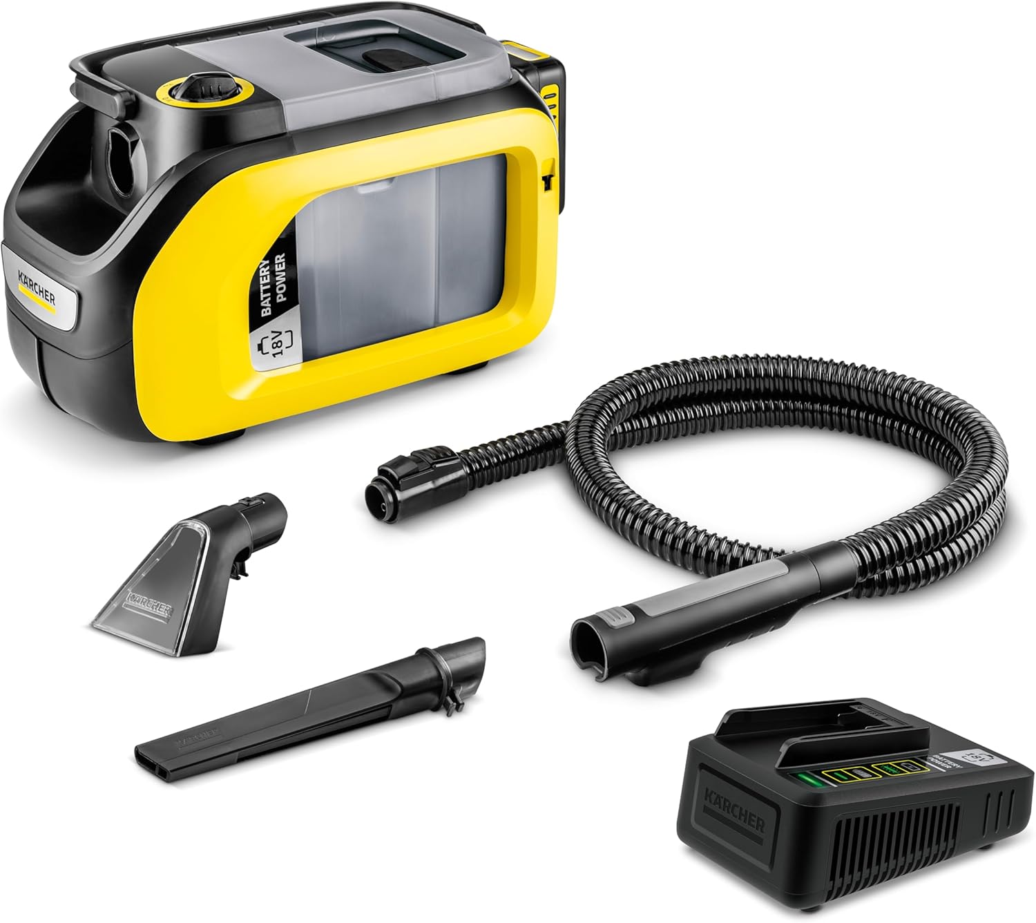 Amazon.com: Kärcher SE 3-18 Carpet Extractor, Self-Cleaning Function ...