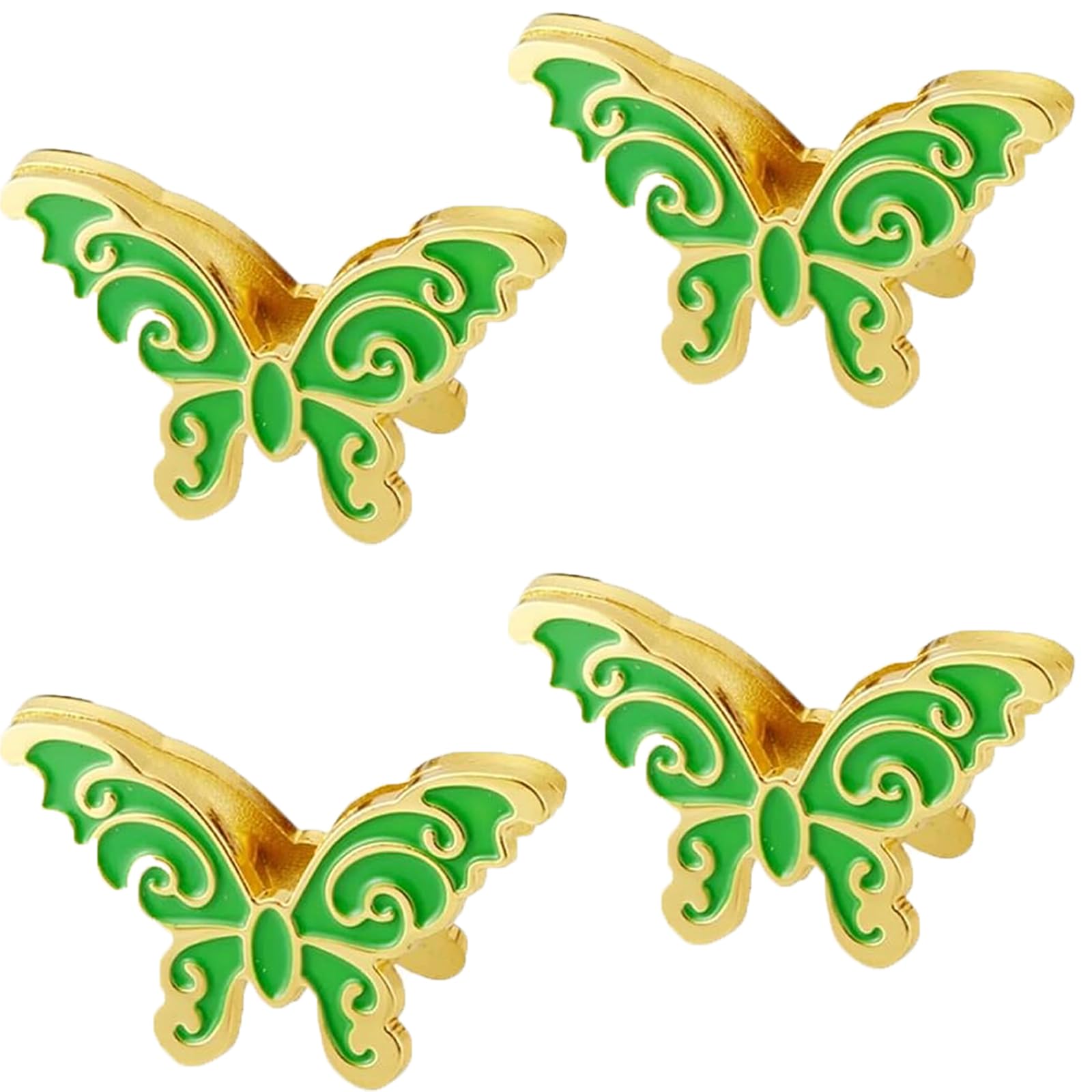 Amazon.com : 4Pcs Butterfly Metal Paper Clip Book Clips Binder Clips ...