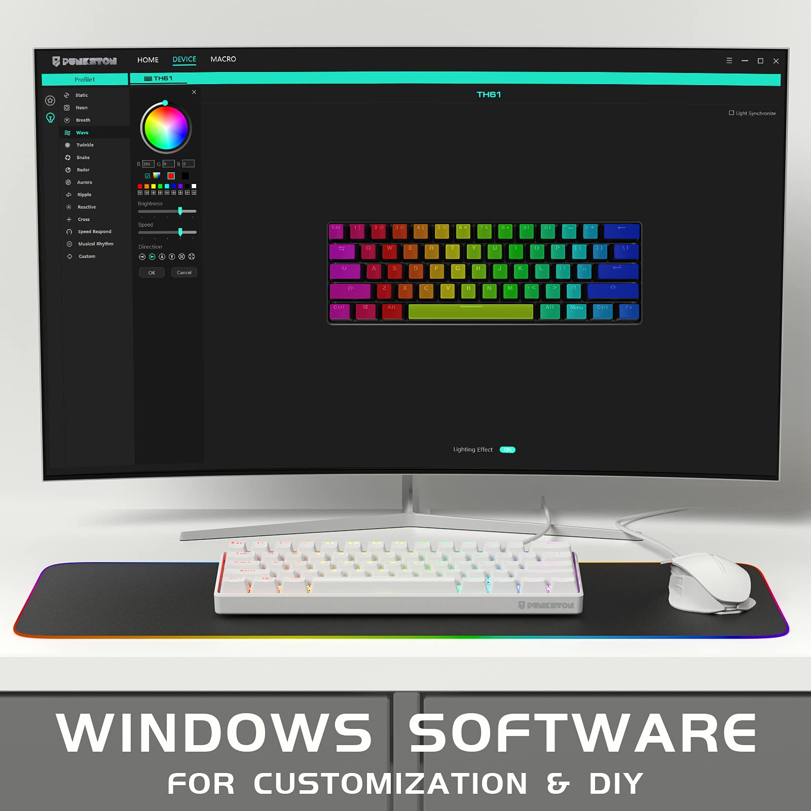 Punkston TH61 60% Teclado mec...B08YJJFQ5K | Encarguelo.com