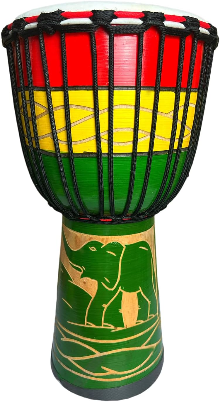 Amazon.com: TAOSKNE Djembe Drum,Bongo Congo,African Drum,10 inch ...