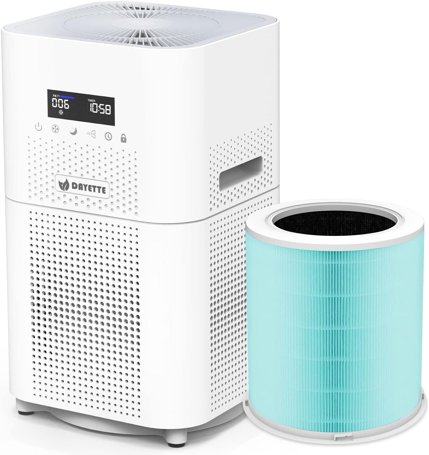 Amazon.com: Welov P200S Air Purifiers for Home Large Room with An Extra ...