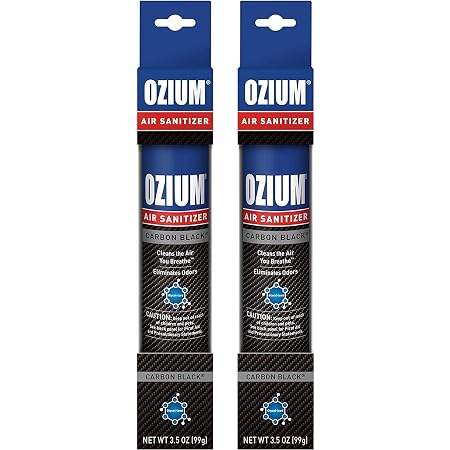 Amazon.com: Ozium Air Sanitizer 3.5 oz Spray, Carbon Black (6) : Health ...