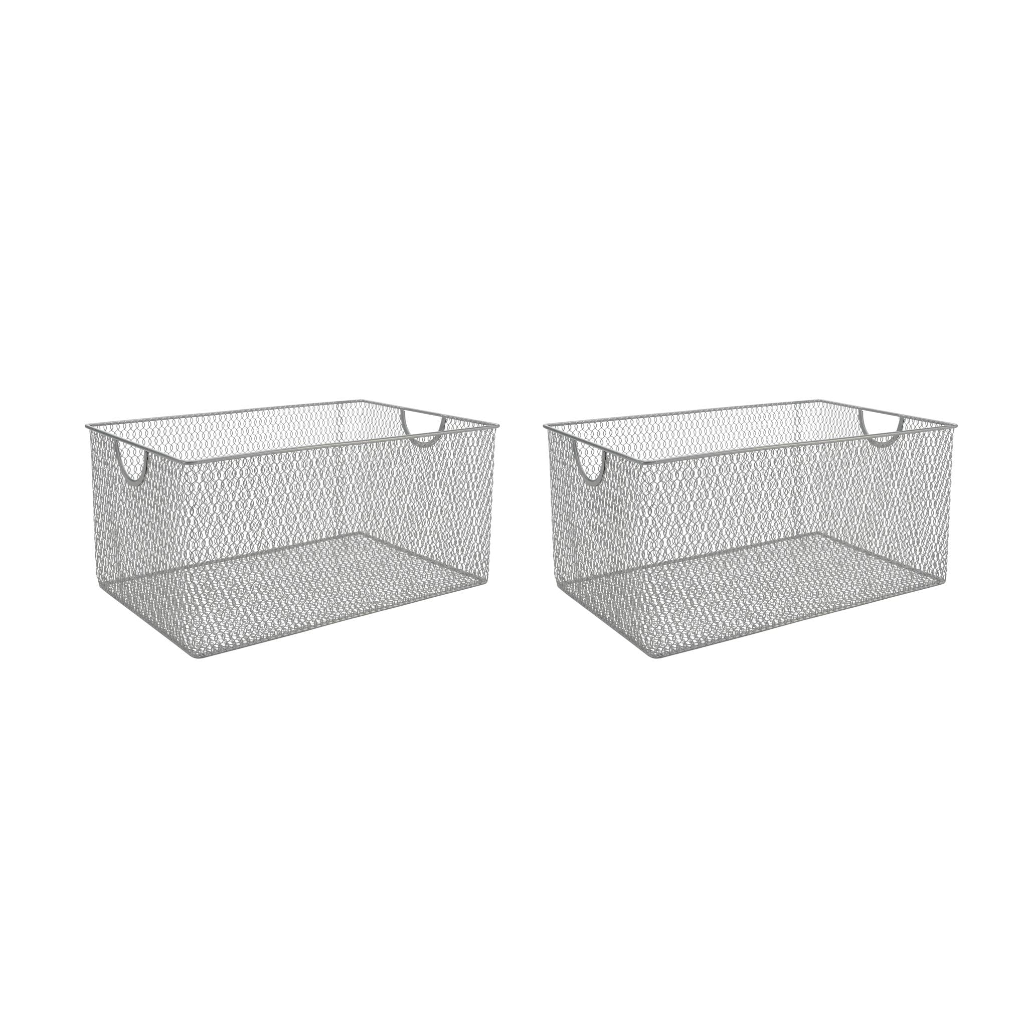 Stove Top Wire Mesh Basket Stacking Wire Mesh Basket For Cooking And