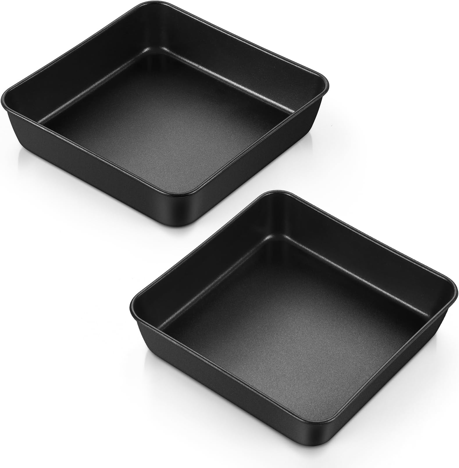 Amazon.com: P&P CHEF Square Baking Pan with Lid Set, 8 Inch Non-Stick ...