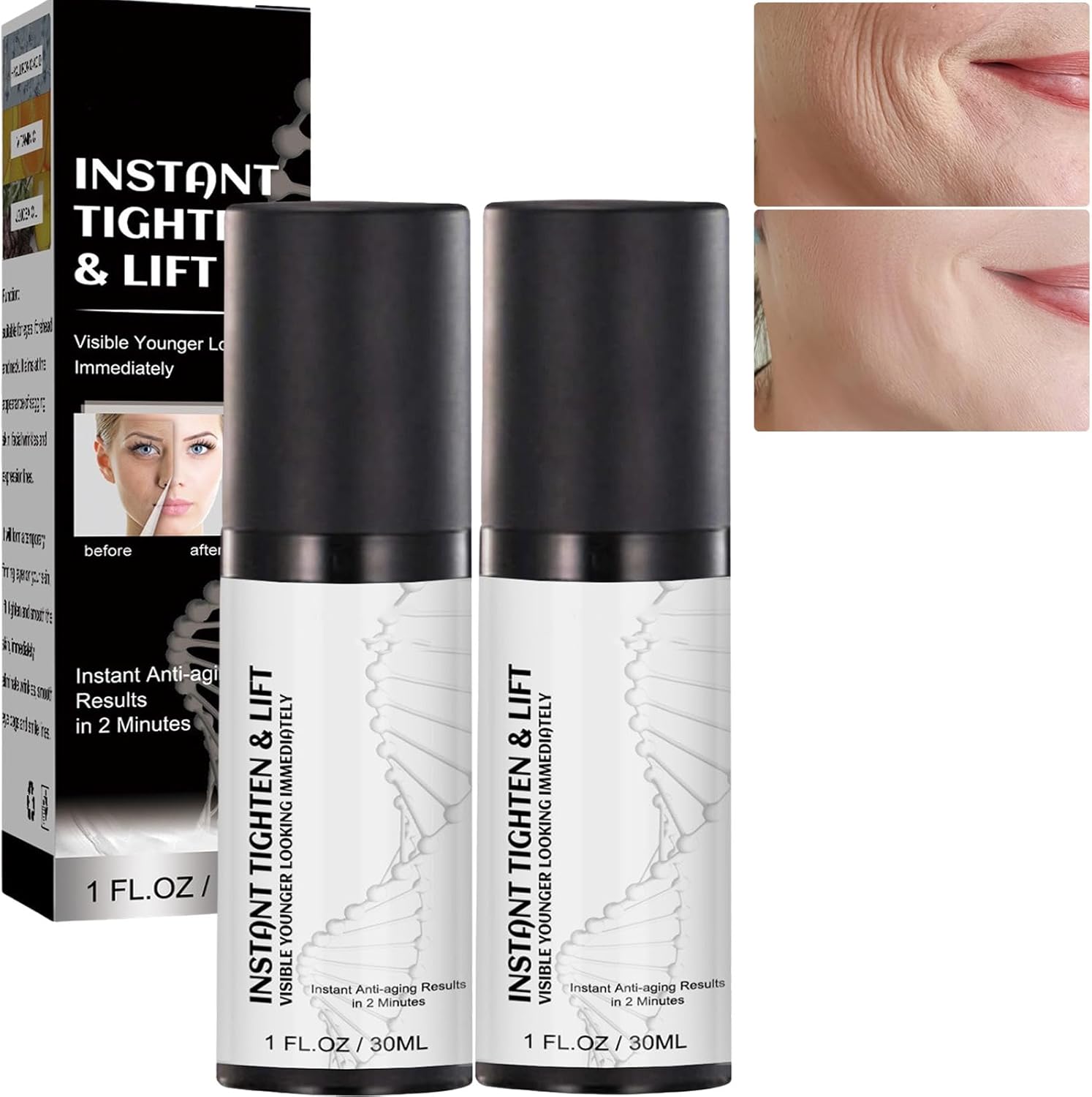 Instant Face Lift Cream, Face Tightening Cream Instant Wrinkle Remover ...