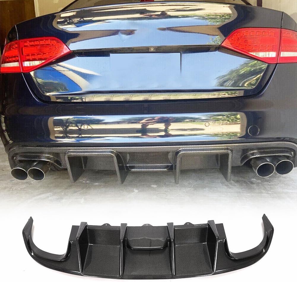 Amazon.com: S4 Carbon Fiber Rear Bumper Lip Diffuser fits for Audi S4 ...